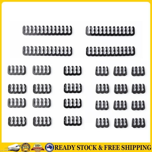 24pcs 6/8/24 Pin Cable Comb for 3.0-3.6mm PC Power Cables Wiring (Black ...