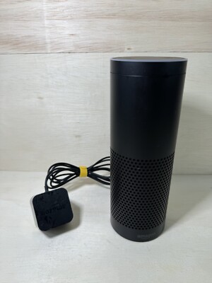 Amazon Echo (1st Generation) Alexa Smart Assistant Tower Cylindrical ...