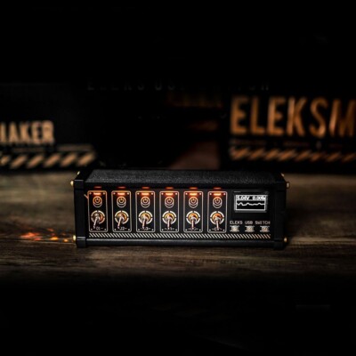 Eleksmaker NK5 ELEKS USB Switch 6 Port USB Hub w/ Voice Control OLED ...