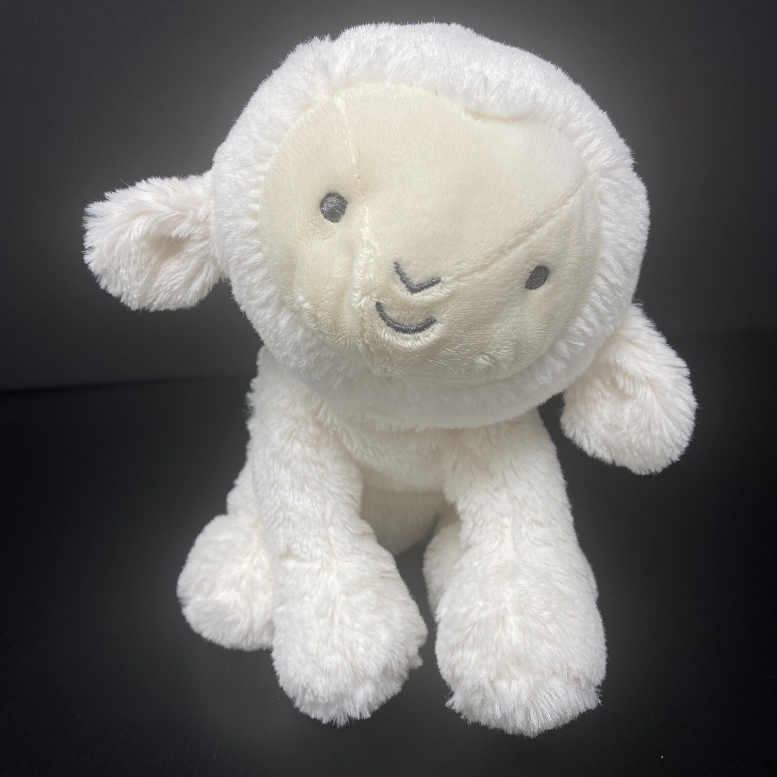 Child of Mine Carters White Lamb Plush Stuffed Animal Rattle 62266 Baby ...