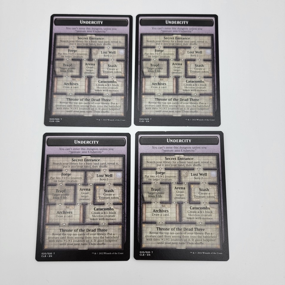 4 The Initiative Undercity - CLB - NM/MP - Tokens - Magic MTG FTG | eBay