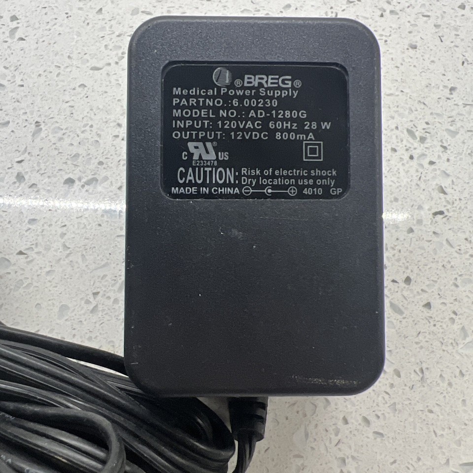BERG Power Supply AC Adapter Output 12VDC 800mA Model: AD-1280G | eBay