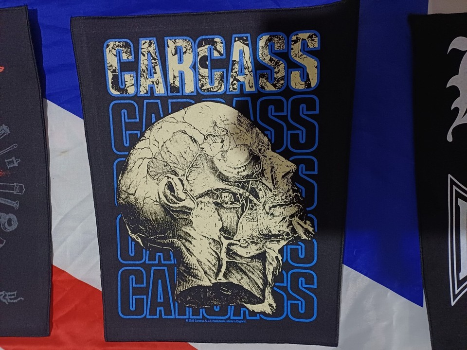 Patch CARCASS NECRO HEAD Backpatch | eBay UK