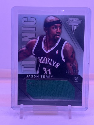 2013-14 Panini Titanium Titanic Jumbo Relic #70 Jason Terry 027/299 ...