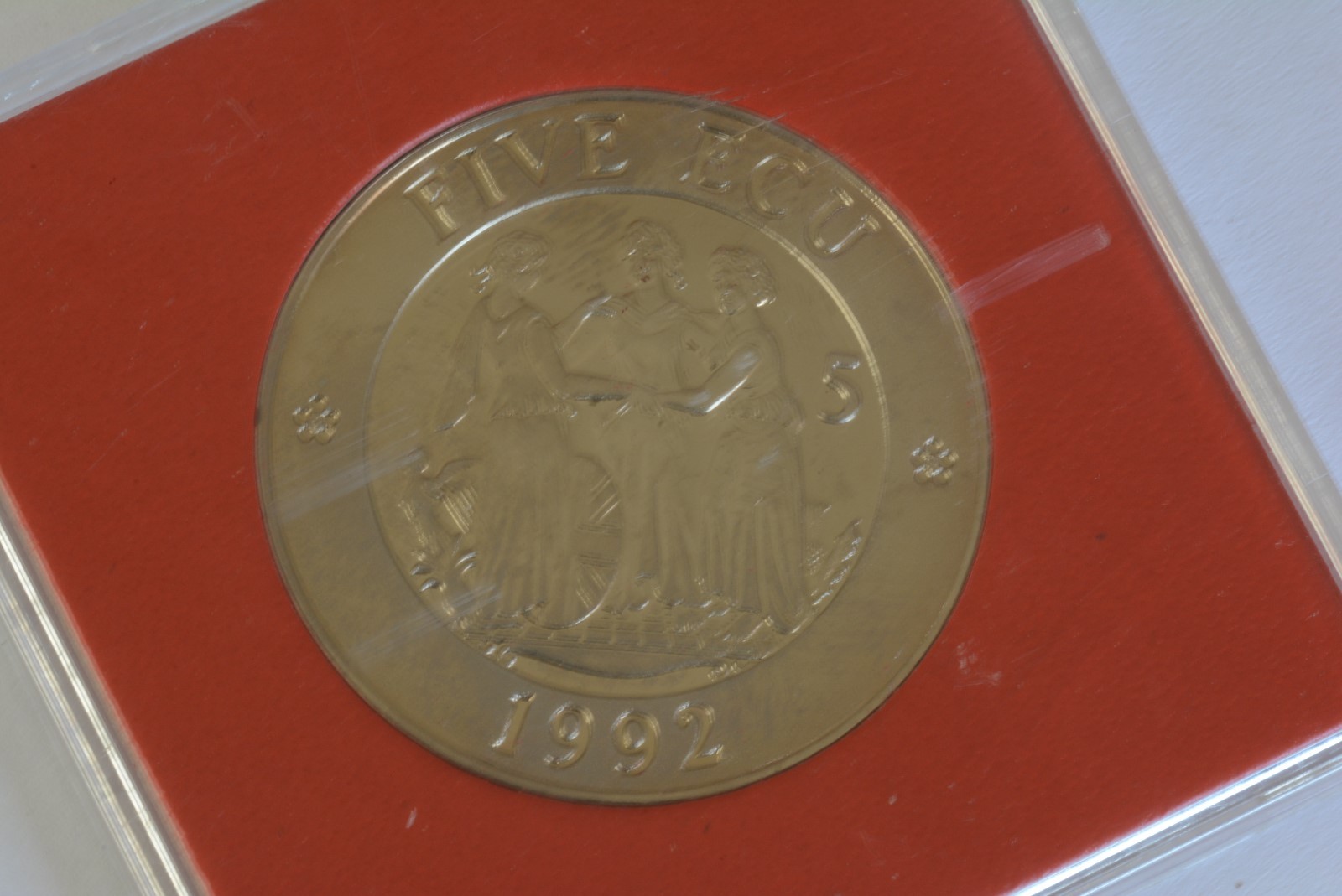 Five ECU 1992 United Kingdom - Europe Coin - In a case | eBay UK