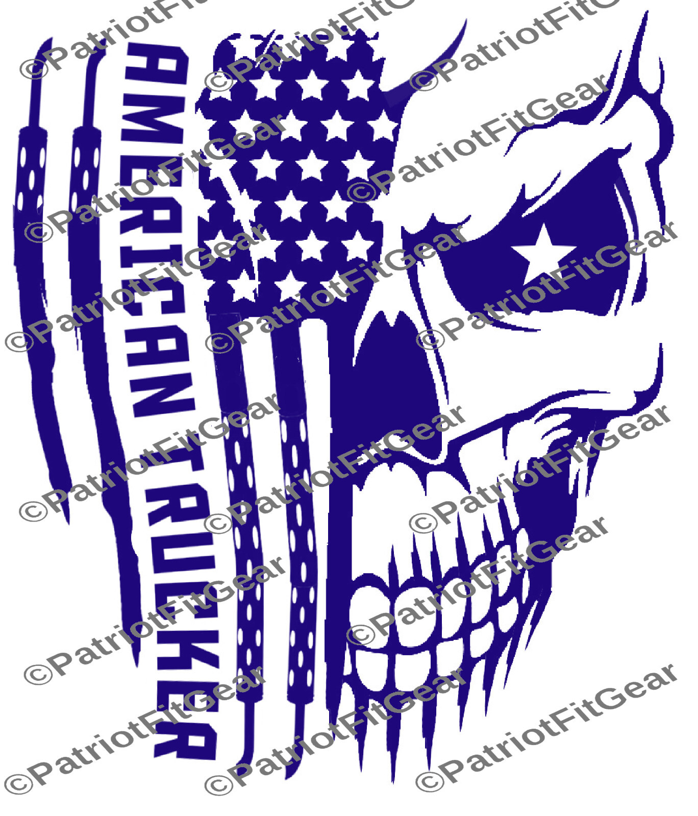 Trucker,American Trucker,Death Skull,Tow Truck,American Flag,Custom ...