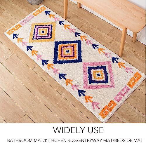 Bathroom Runner Rugs 24 x 60 Nonslip Soft Cozy Shaggy Durable Thick ...