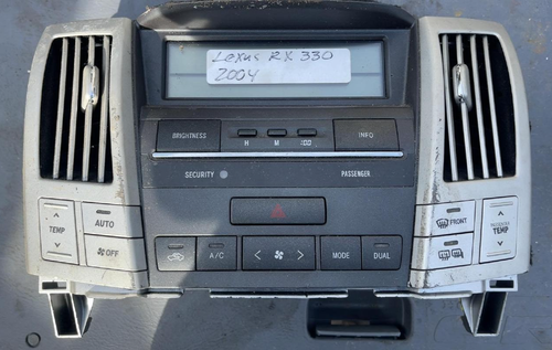 2004-2009 Lexus RX330 RX350 AC Climate Control Temperature Radio Panel ...