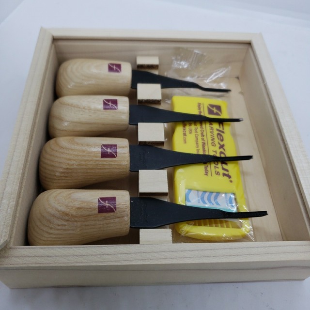 Flexcut FR804 4 Pc. Micro Palm Carving Set for sale online | eBay