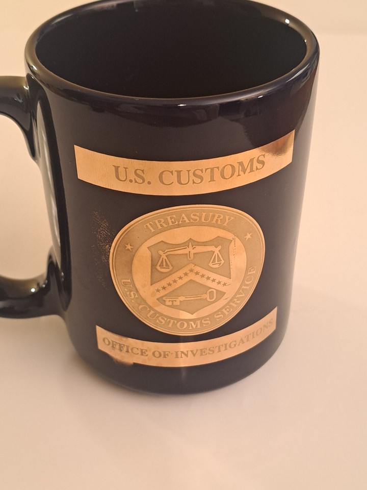Department of the Treasury US Customs Coffee Mug Cup Denver Co. | eBay
