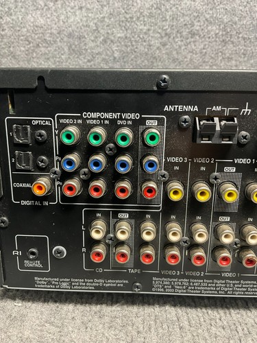 Onkyo HT-R340 Dolby Digital 5.1 Surround Sound AV Receiver In Silver ...