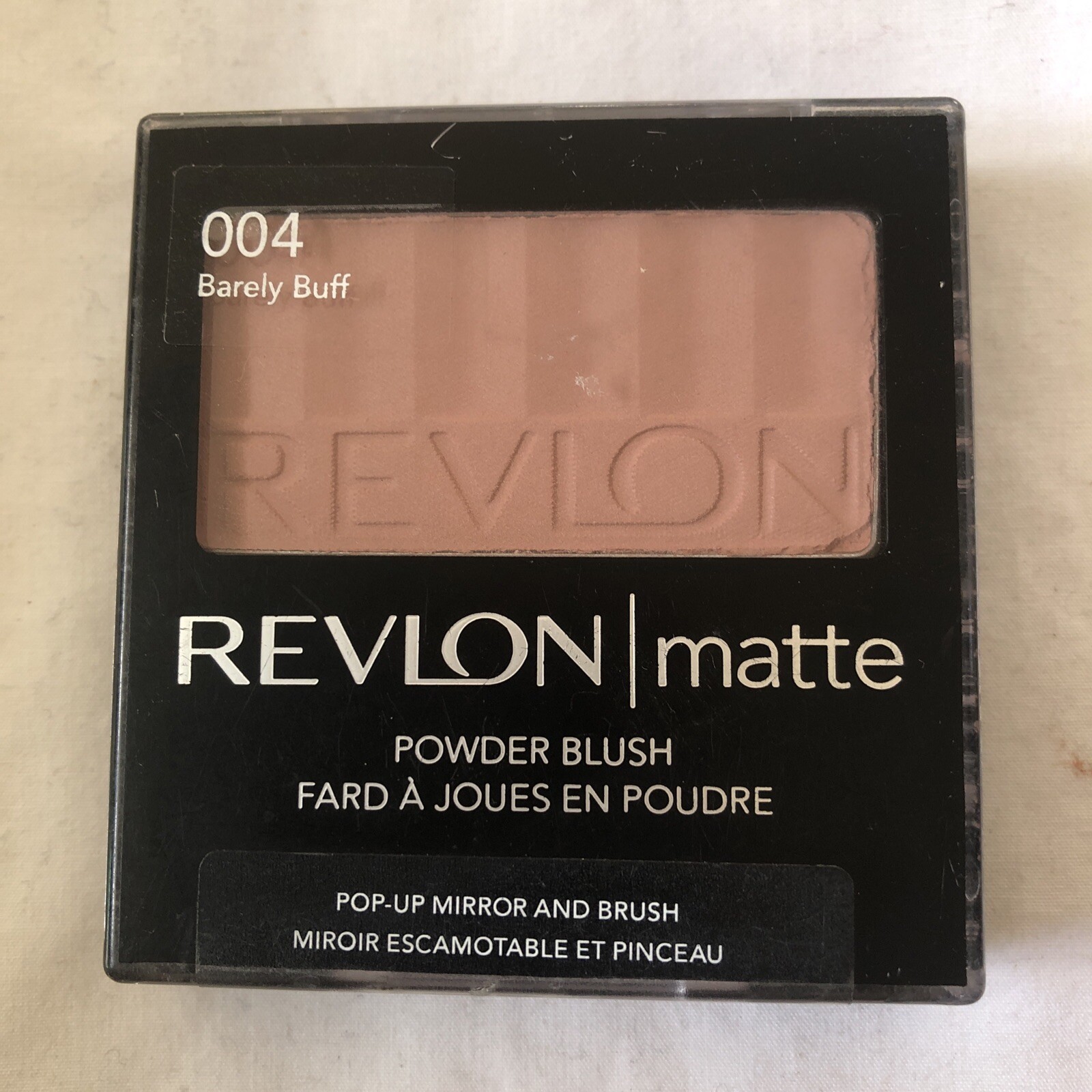 New REVLON matte POWDER BLUSH #004 BARELY BUFF RARE Old Formula | eBay