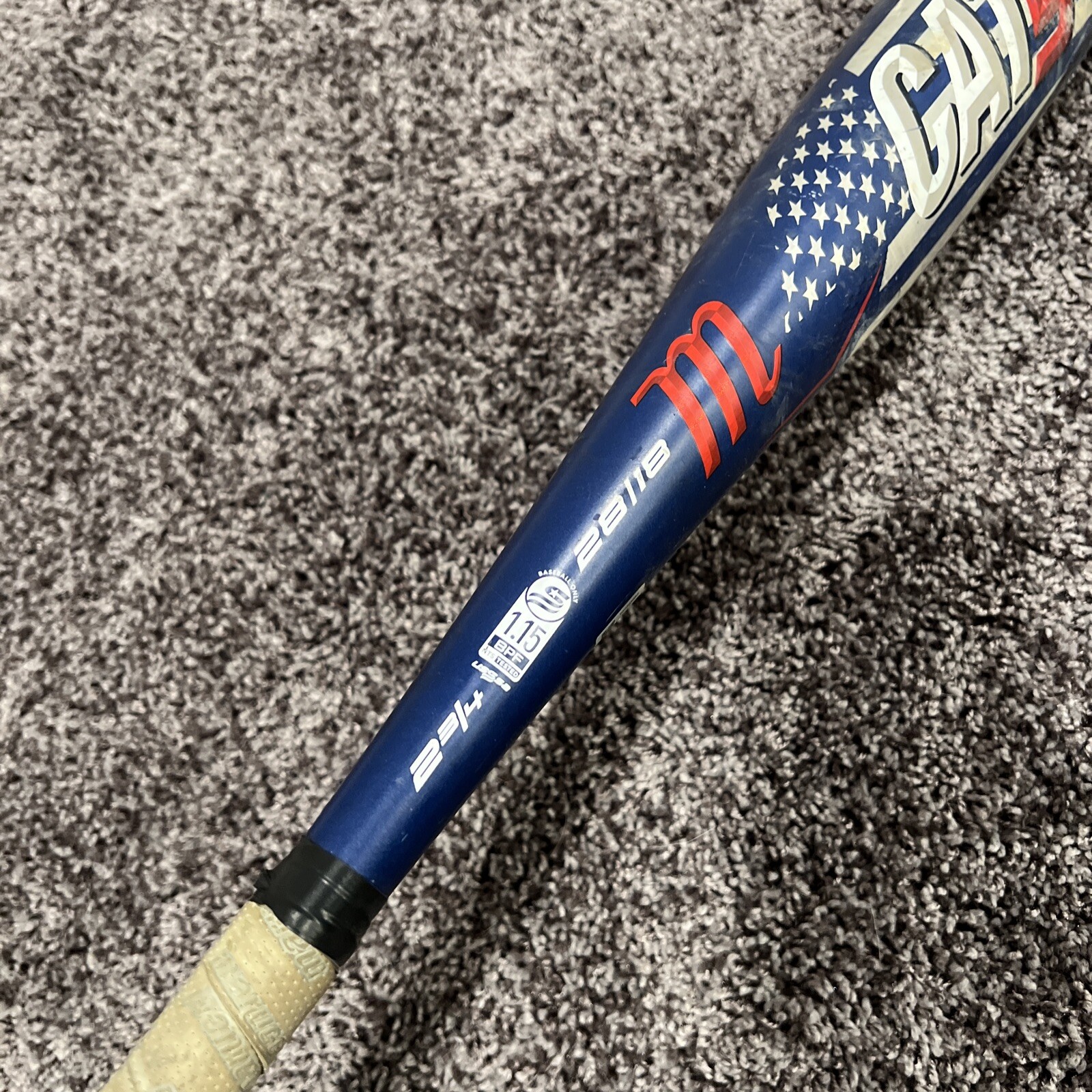 BROKEN KNOB Marucci Cat 9 America -10 USSSA Senior League Bat - 28" 18 ...