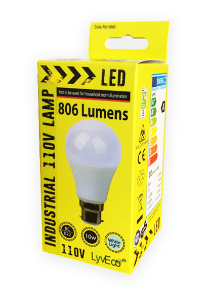 110V LED Light Bulb - 10W 806 Lumens - BC - 4000K - GLS Shape | eBay