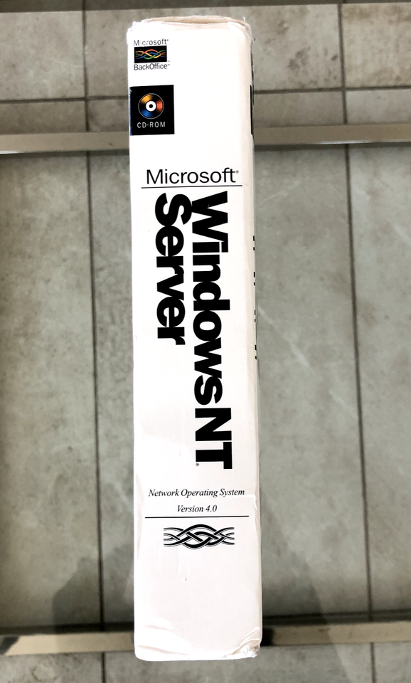 Microsoft Windows NT Server 4.0 Retail Box Collectors Edition 5 ...