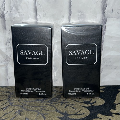 Two Savage for Men- 3.4 Oz Men's Eau De Parfum. Men's Casual Cologne ...