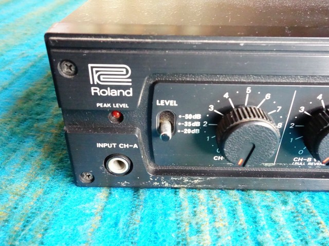 Vintage Roland Rv-100 Spring Reverb Guitar Pedal Rack Unit U750 191026 ...