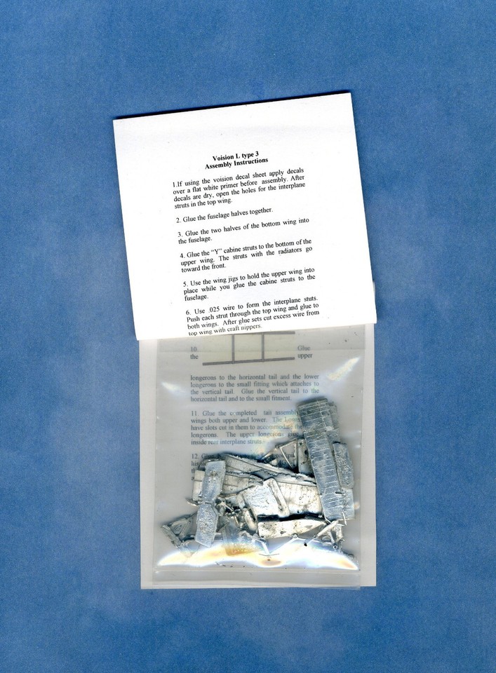 Reviresco 1:144 WWI French aircraft - Voisin L Type 3 metal kit | eBay UK