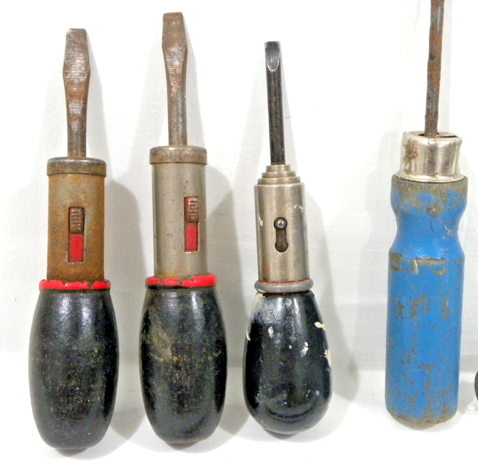 Vintage Small Screwdrivers and Hand Drill Awls - Rustic Lot of 8 | eBay
