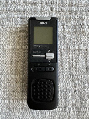 RCA Digital Voice Recorder VR5220-A | eBay