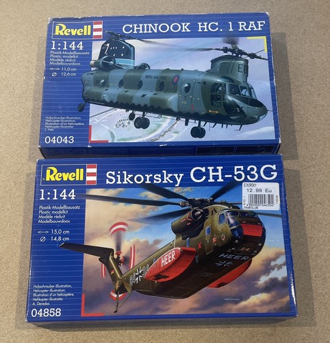 Revell 1/144 Helicopter Sikorsky CH-53G Chinook HC 1 RAF (2 kits) 04043 ...