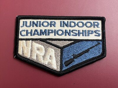 VINTAGE "NRA JUNIOR INDOOR CHAMPIONSHIPS” Patch | eBay