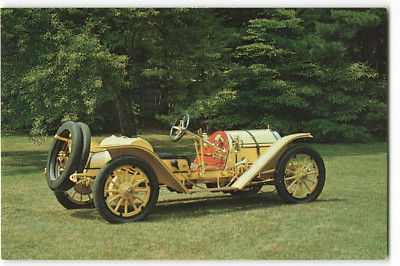 Postcard Long Island Auto Museum - 1911 MERCER 35R RACEABOUT Yel VTG ...