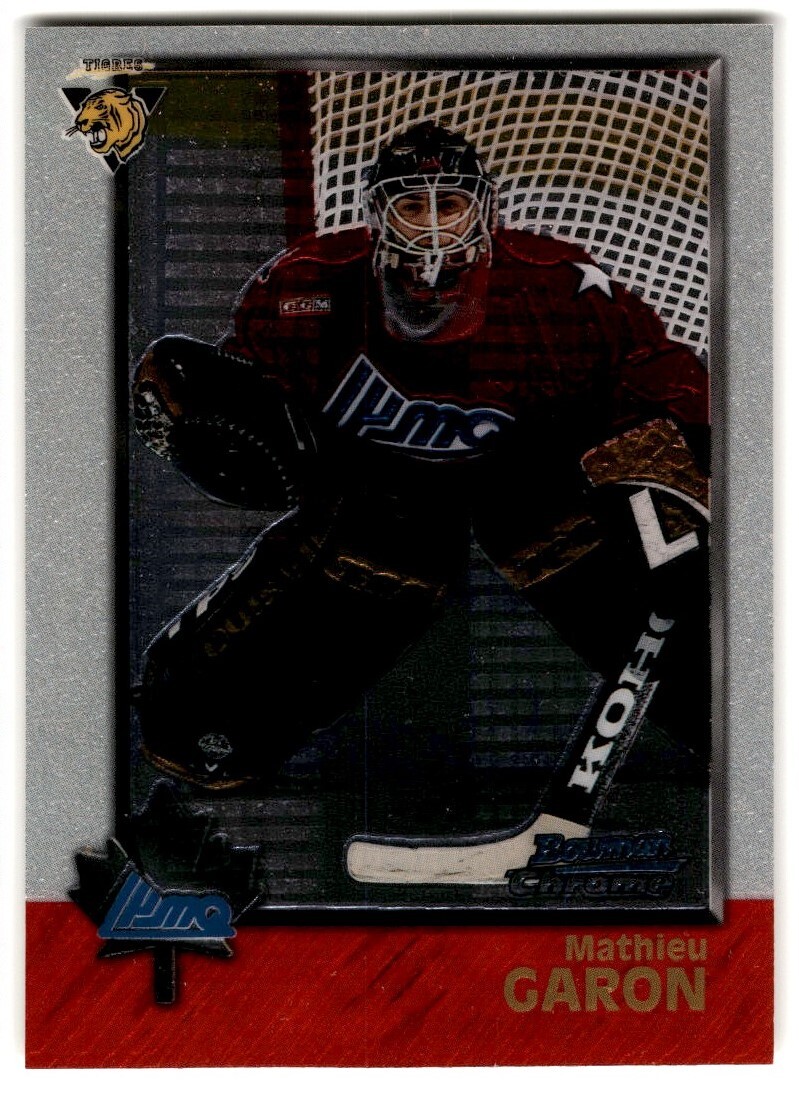 1998-99 Bowman Chrome CHL Mathieu Garon #81 Victoriaville Tigres | eBay