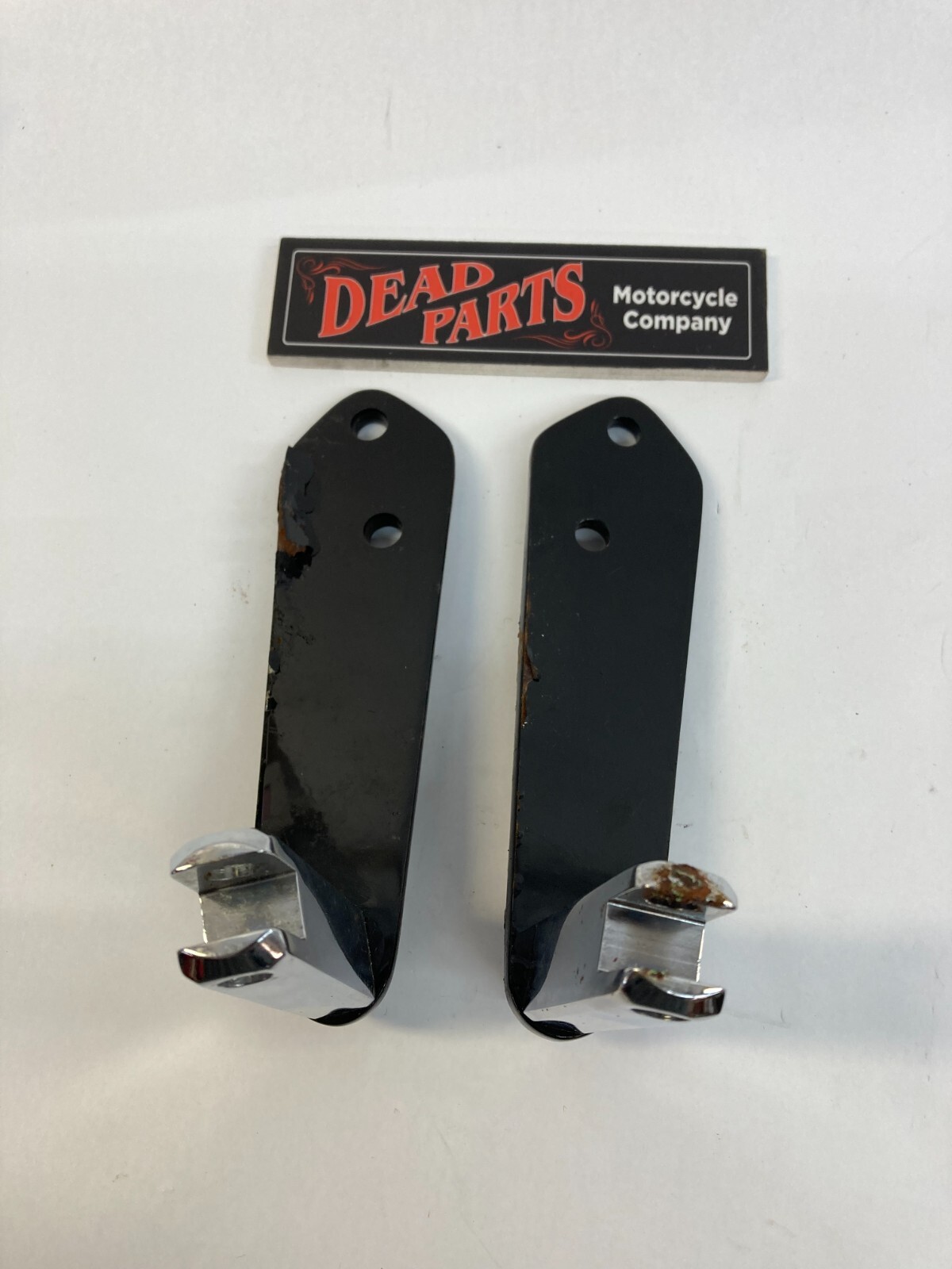 Harley Dyna FXD FXDL highway footpeg footrest mounts rest plates ...