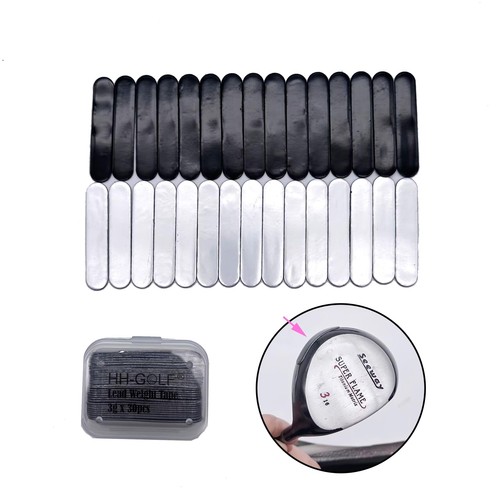 ® 30pcs Golf Weighted Soft Lead Tape Adhesive Lead Tape Strips Add ...