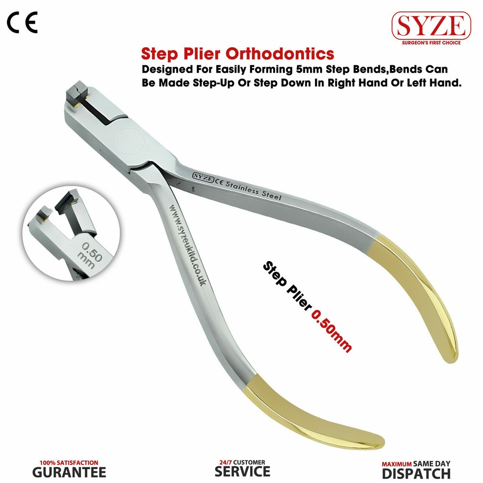 Orthodontics Detailing Step Plier 0.50,0.75.1.00mm Quality Surgical ...