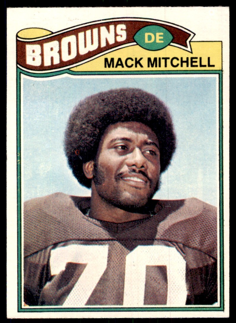1977 Topps Mack Mitchell Rookie Football Card Cleveland Browns #393 | eBay