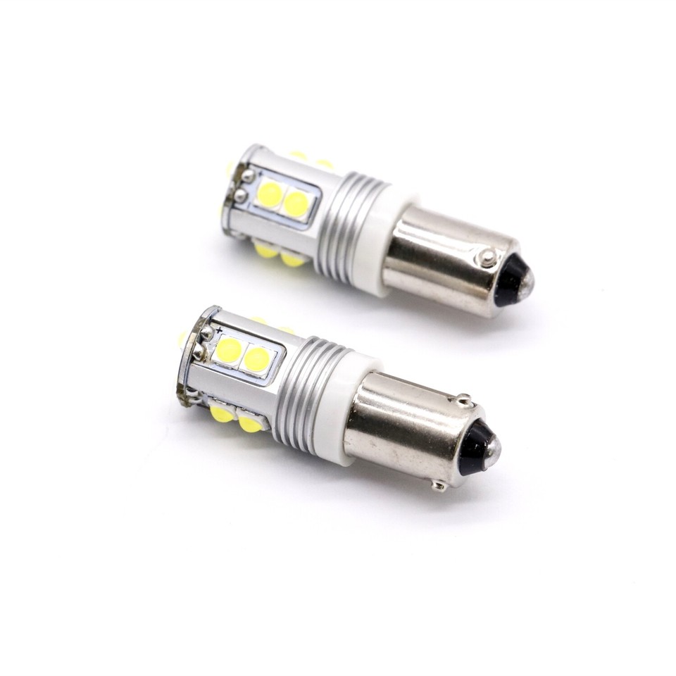 2X H6W BA9S CANBUS 6000K WHITE LED PARKER LIGHT BULB FOR BMW MERCEDES ...