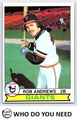 Rob Andrews 1979 Topps #34 SKU100381 FOR COND. SEE PICS | eBay