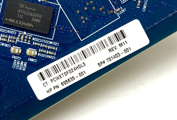 GENUINE HP PEGATRON HD 7570 2GB DDR3 HDMI DVI DP VIDEO CARD 695635-001 ...