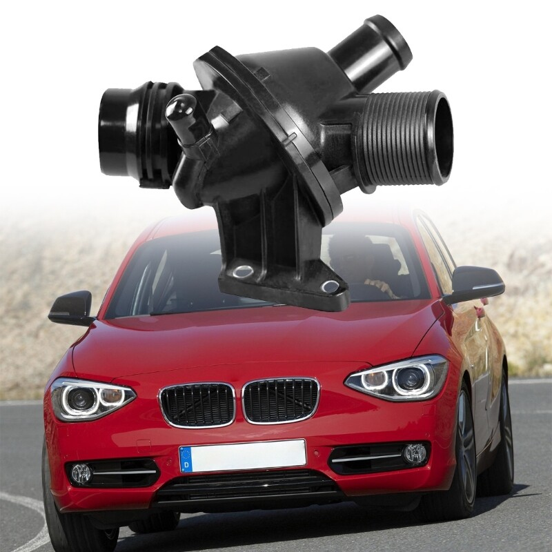 For 328i 528i 11538648791 11537633477 Thermostat Housing Engine Cooling ...