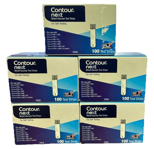 500 Contour Next Test Strips~Fresh Dated~11/30/26~$189.88~Box Scuffs ...