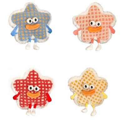 Funny Star Shape 3D Sausage Lip Pattern Pillow Breathable Polyester ...