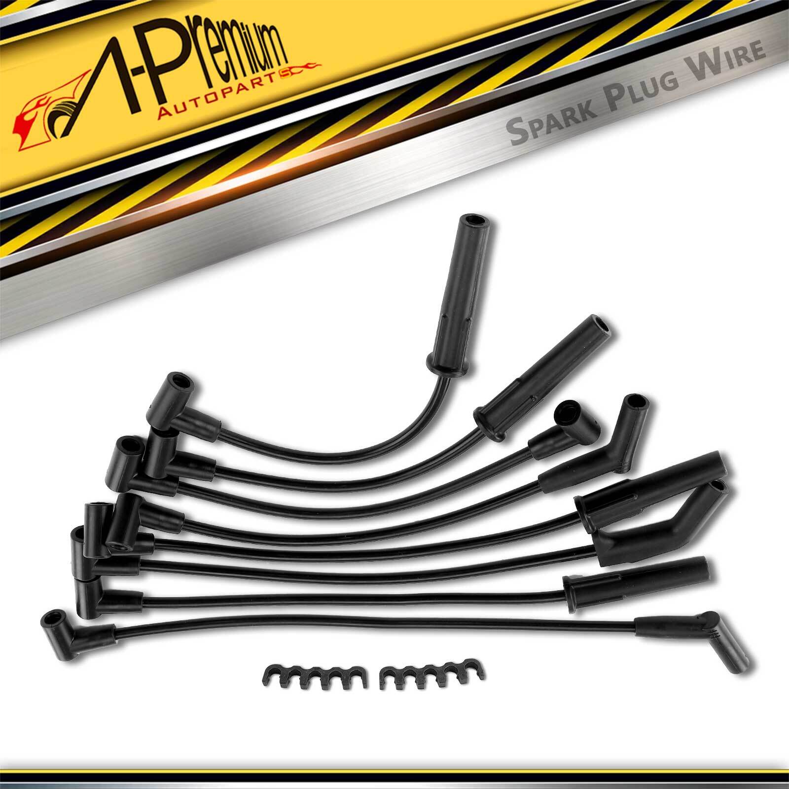 8pcs Spark Plug Wire Set for Ford Bronco E-100 Econoline F-100 F-150 F ...