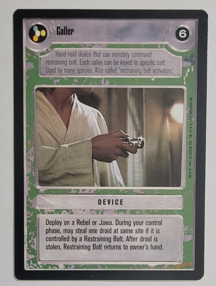 Star Wars CCG Premiere Limited BB Rare & Uncommon LS Light Side Singles ...