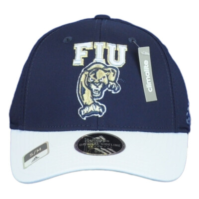 NCAA Adidas FIU Panthers Florida M540Z Structured Flex Fit Small Medium ...