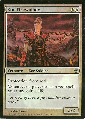 MTG - Worldwake - Kor Firewalker - Foil - NM | eBay