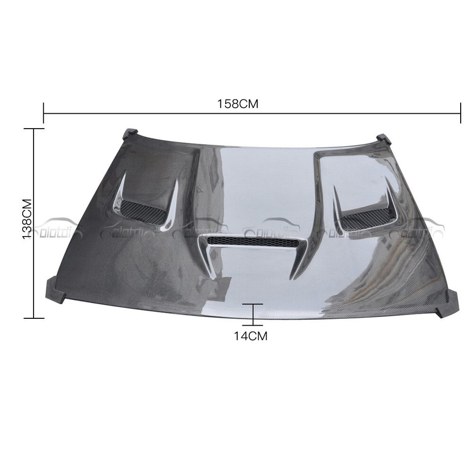 For 2017-2020 Carbon Fiber Challenger Dodge Hellcat Bonnet Hood Engine ...