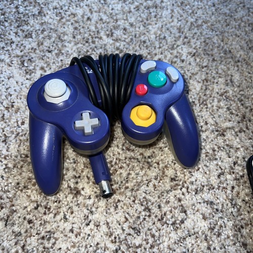Official Nintendo Gamecube Clear Indigo Purple Controller | eBay