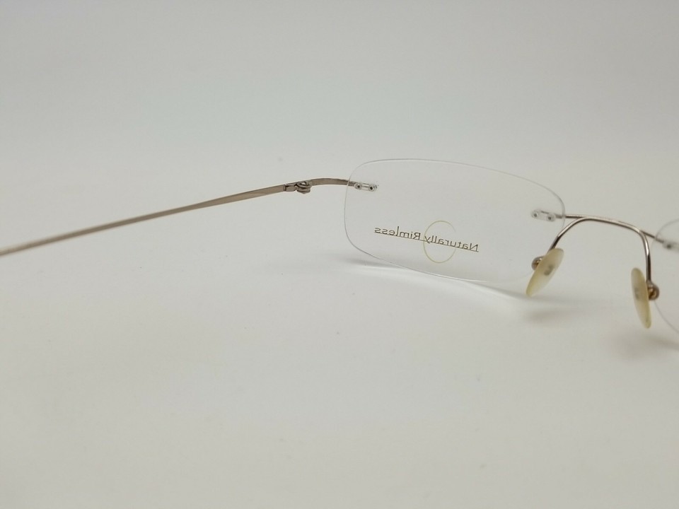 2 Units NEW Naturally Rimless Champ Prescription Eyeglasses Frame 50-17 ...