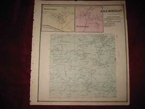 ANTIQUE 1867 ARKWRIGHT DEWITTVILLE HARTFIELD CHAUTAUQUA COUNTY NEW YORK ...