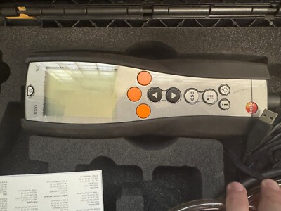 TESTO 340 FLUE GAS ANALYZER WITH CASE- USED - UNTESTED | eBay