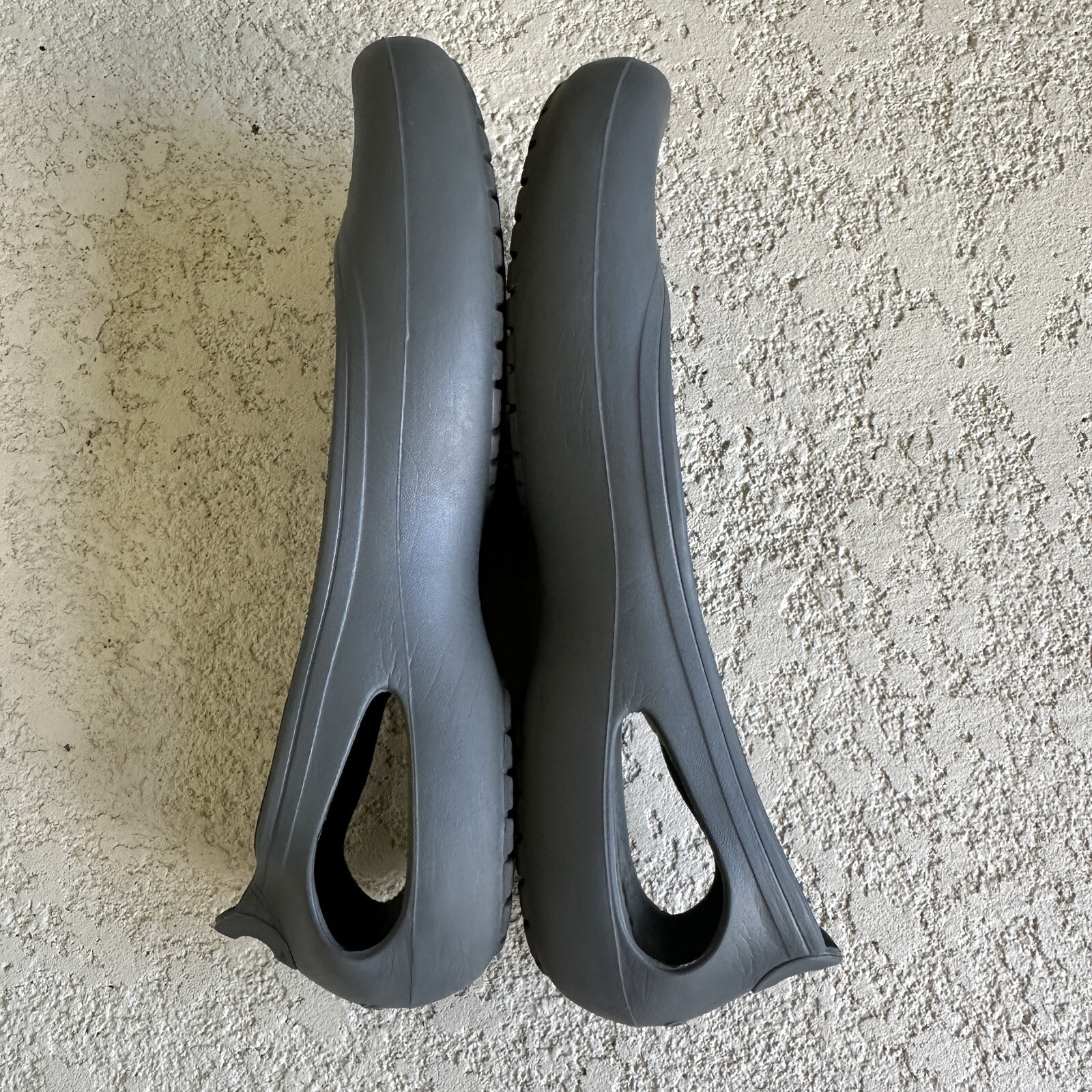 Crocs light grey foam kadee ballet inspired flats Sz … - Gem