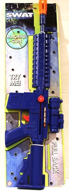 SWAT Toy Gun Pull Back Action Machine Gun Rifle | eBay UK