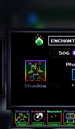 Five Nights TD | SHINY PHANTOM MANGLE WITH SHADOW ENCHANT | eBay